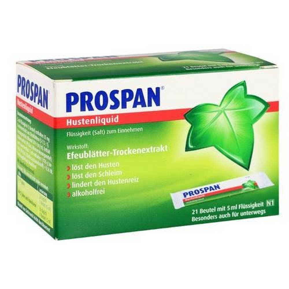 Sirop contre la toux PROSPAN en sachets de 5 ml (21 unités) - Pharmacie ...