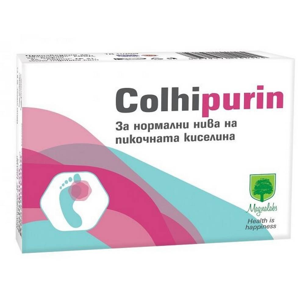 Kolchipuryna na prawidłowy poziom kwasu moczowego, 30, Колхипурин за ...