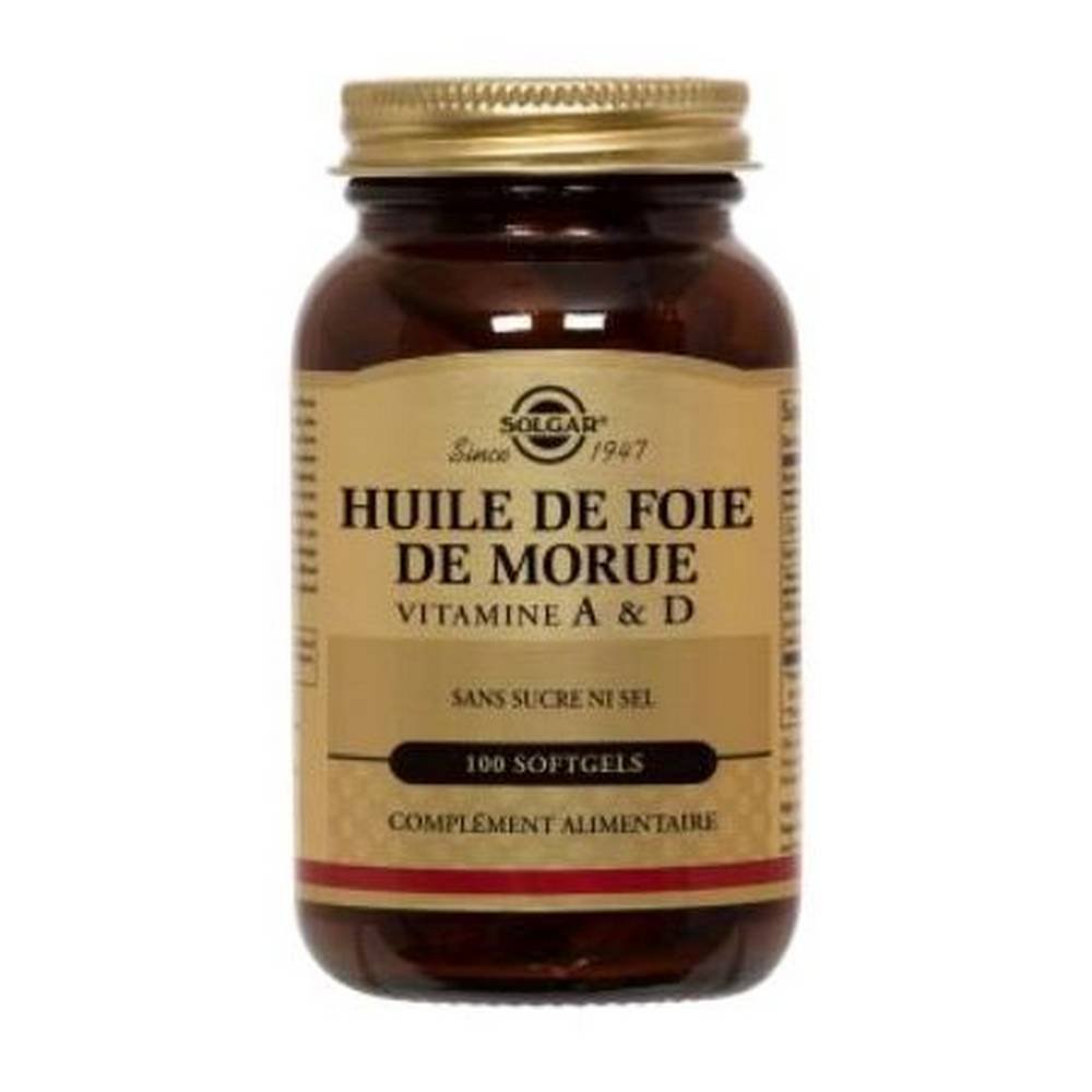 Cod liver oil, 100, Huile de foie de morue - EU Pharmacy Shop