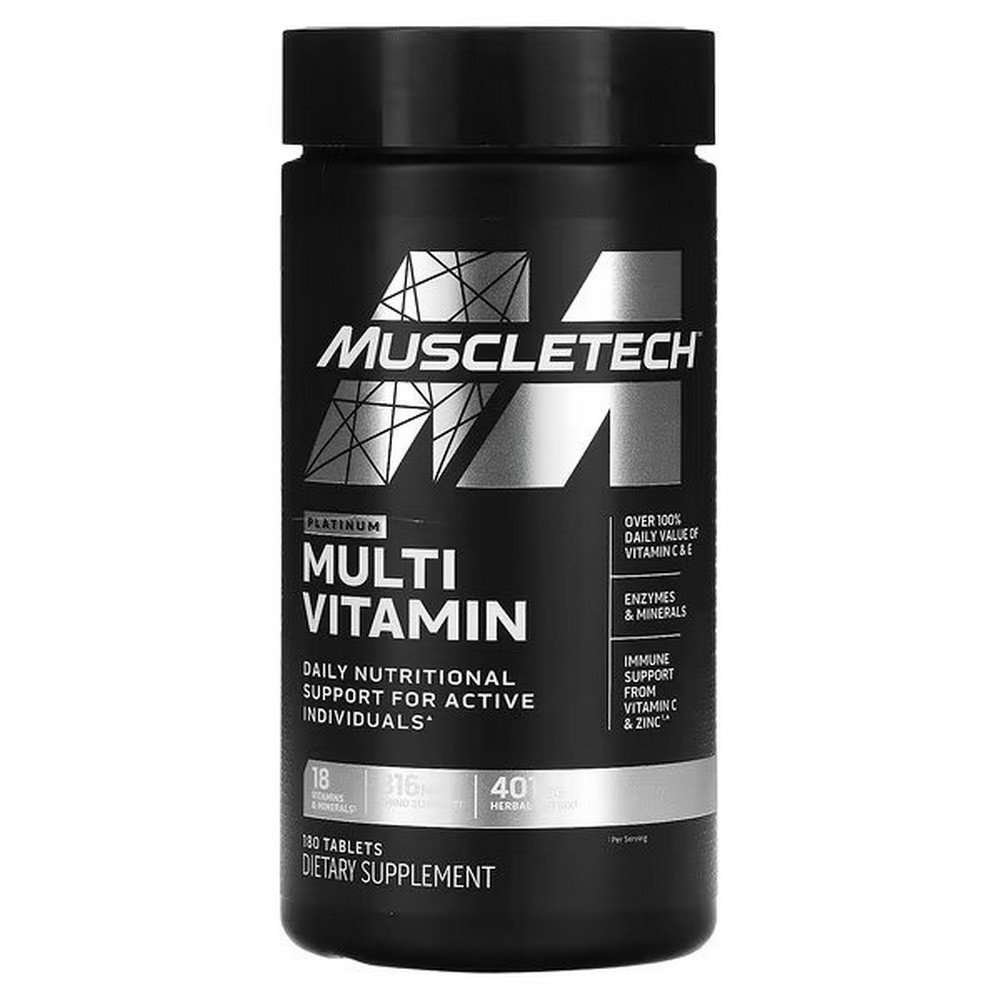MuscleTech, Platinum, Multivitamin, 180 Tablets,MuscleTech, Platin ...
